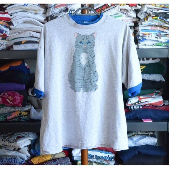 Vintage | Shirts | 8s Bay Bridge Mens Medium Single Stitch Car Art Vtg ...